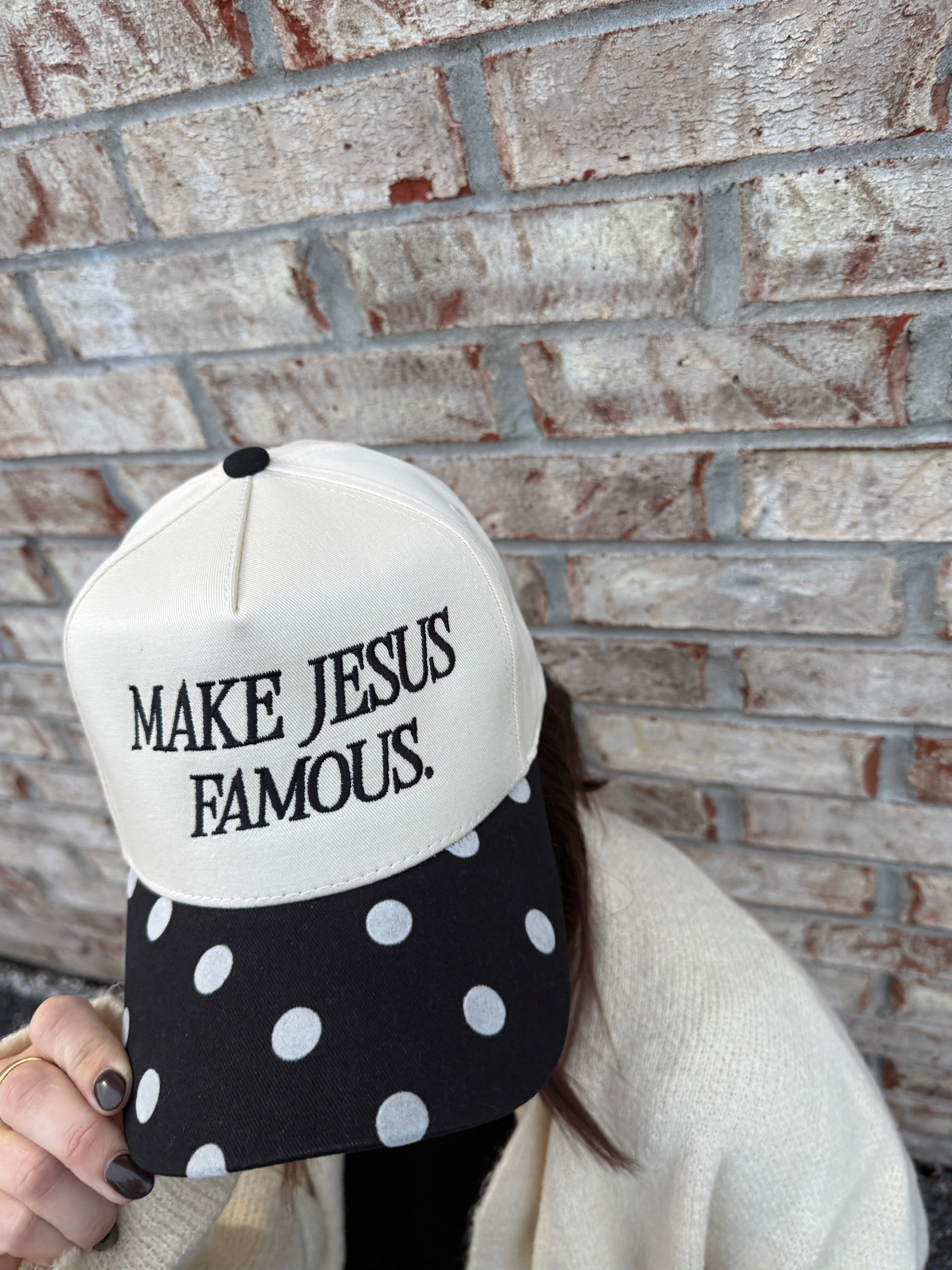 Make Jesus Famous Hat– Liberty James